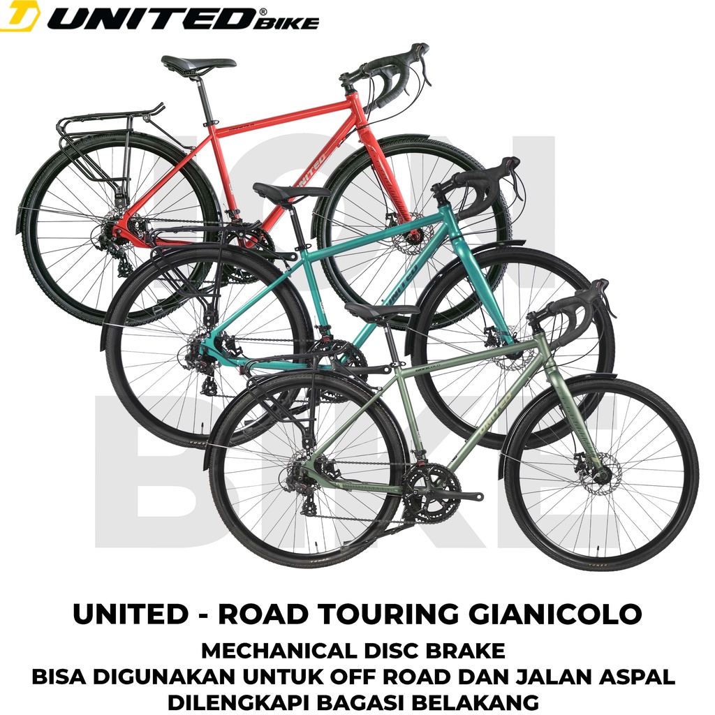 Jual Sepeda Touring 700c United Gianicolo Gravel Hybrid 700 c Mtb ...