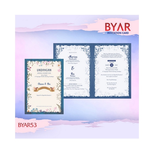 Jual Byar 53 Blanko Undangan | Undangan Murah | Blangko Undangan ...
