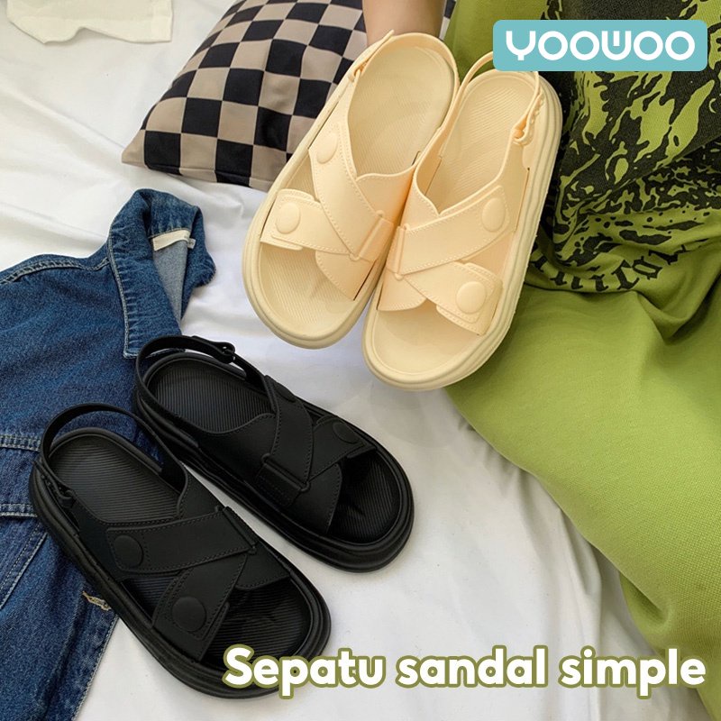 Jual YooWoo Sandal Silang / sandal gunung / sandal musim panas / sandal ...