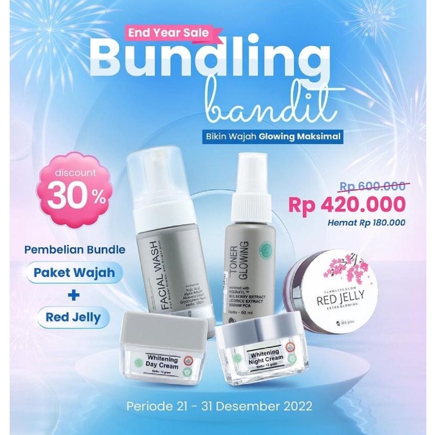 Jual PAKET BANDIT RED JELLY DAN PAKET WAJAH | Shopee Indonesia