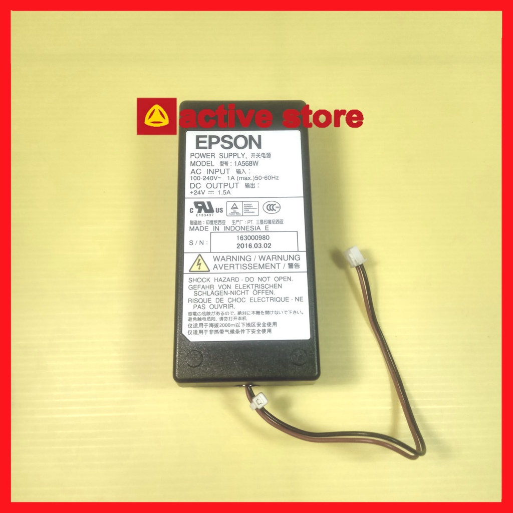 Jual Adaptor Power Supply Internal Printer Struk Kasir Thermal Epson TM ...