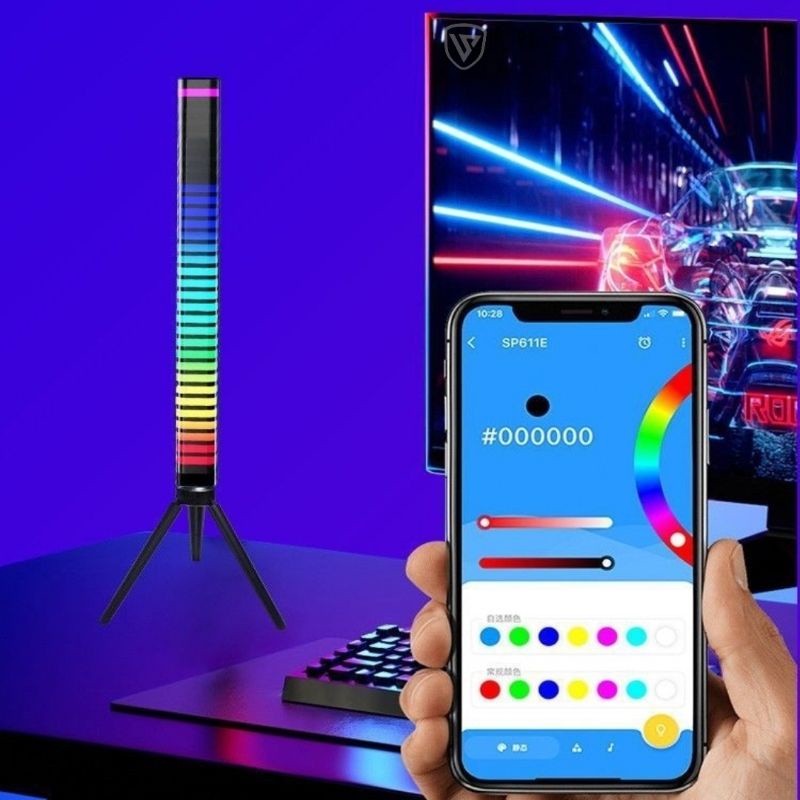 Jual Lampu Bar RGB 3D Strip Spectrum Music Sound Control LED Rythm ...