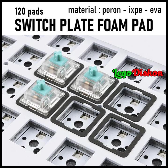 Jual Switch Plate Foam Pad Mechanical Keyboard - Foam Dampening Plate ...