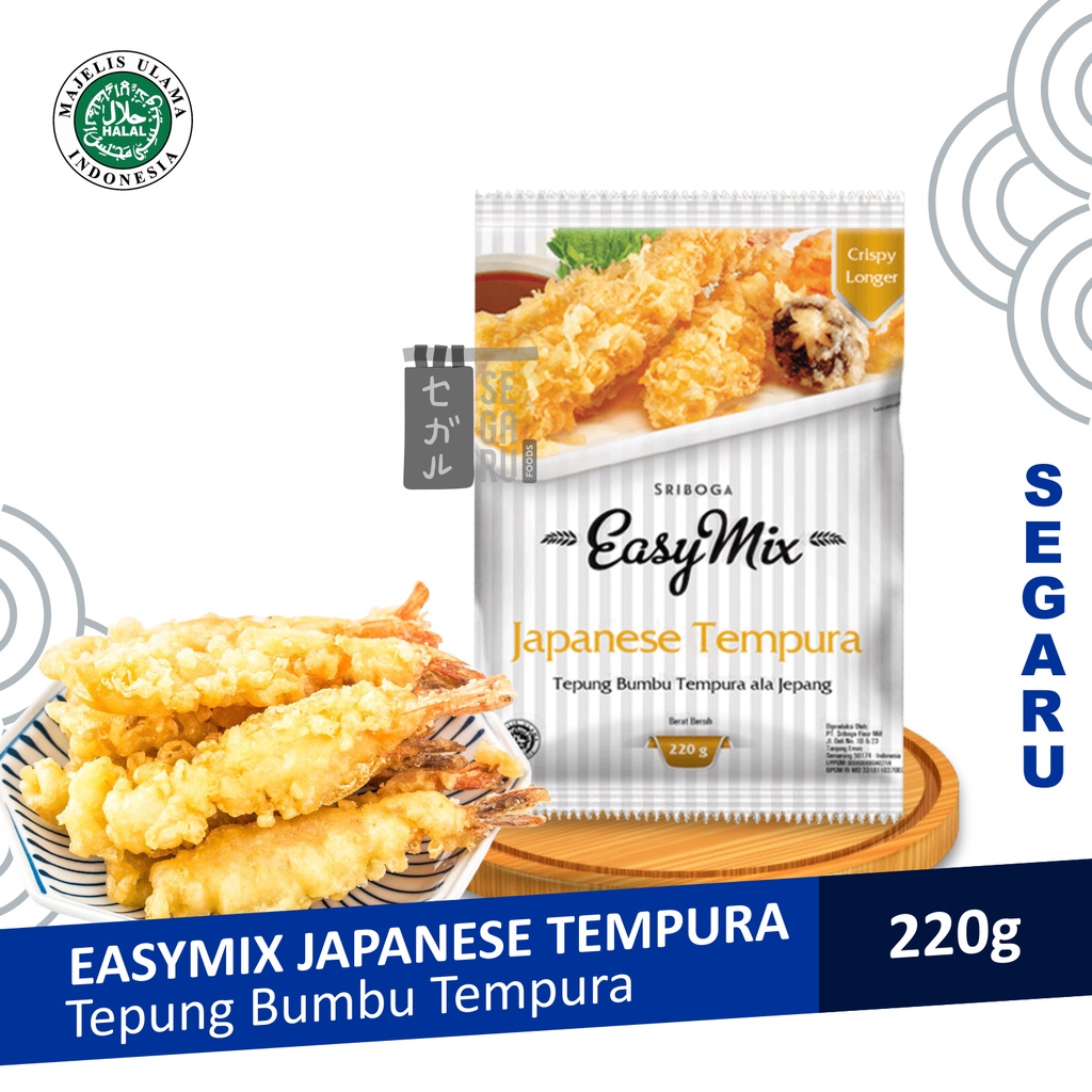 Jual Tepung Tempura Sriboga Easymix Japanese Tempura 220 Gram | Shopee Indonesia