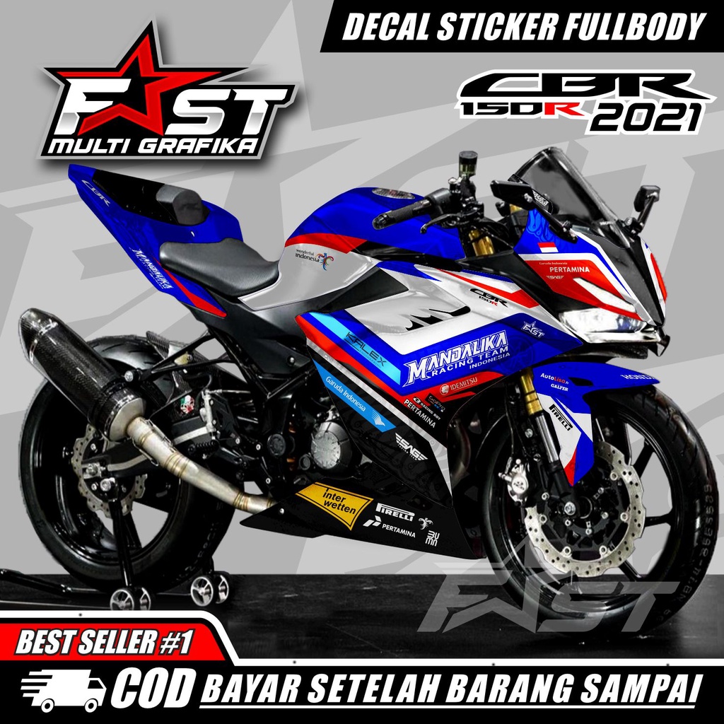 Jual TERBARU !!! Decal Sticker Striping CBR150 r 2021 New Fullbody ...