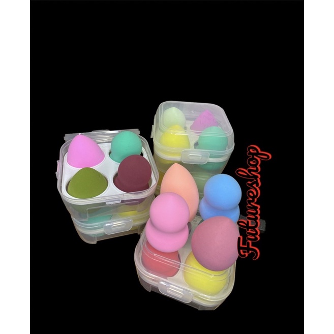 Jual SPONGE BLANDER BOX SET (4PCS) | Shopee Indonesia