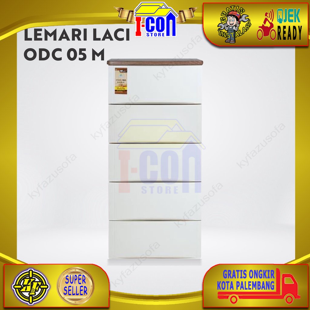 Jual Lemari Plastik 5 Susun Olymplast Drawer Cabinet Modern Laci ODC 05 ...