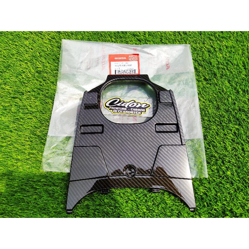 Jual cover tangki fuel tank carbon wtp new beat ESP street 2016 2019 ...