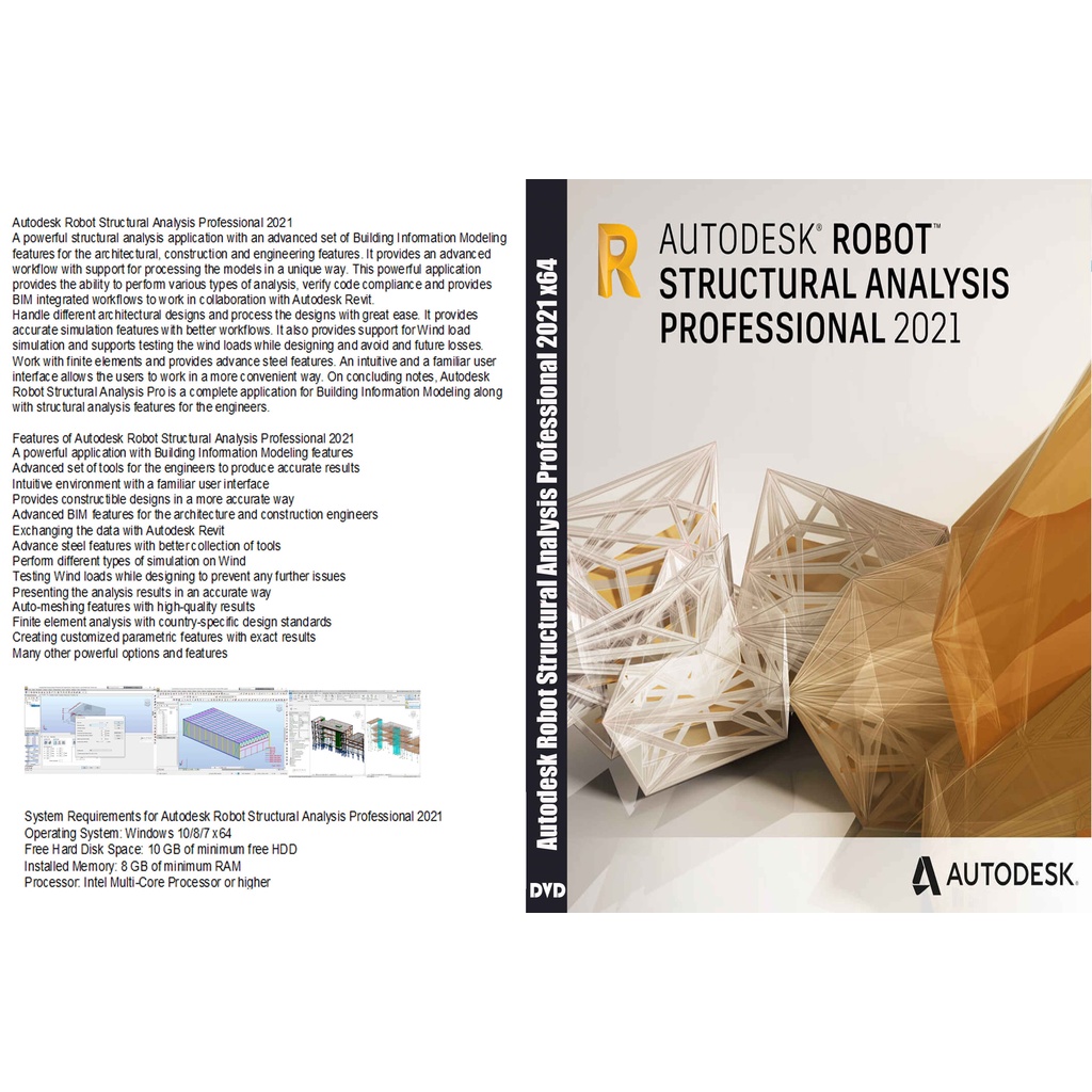 Jual Autodesk Robot Structural Analysis Professional 2021 X64 Shopee
