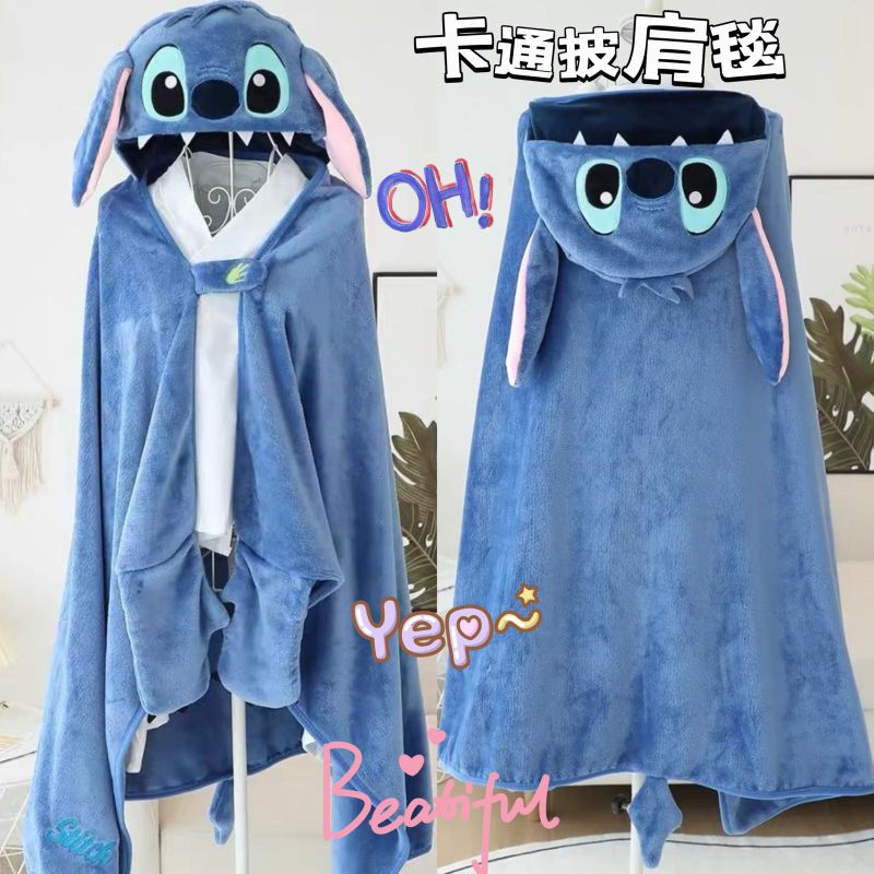 Jual Selimut Hoodie Blanket Stitch Lilo Stitch. | Shopee Indonesia