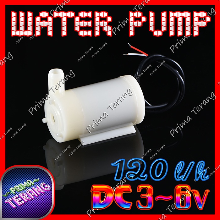 Jual Pompa Air Celup Mini 3V - 5V DC Arduino Water Pump Horizontal ...