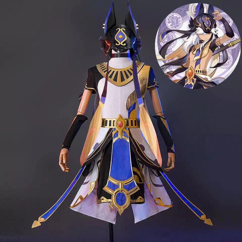 Jual Game Genshin Impact Cyno Cosplay Costume Full Set Halloween ...
