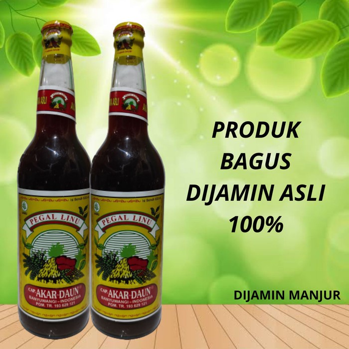Jual JAMU PEGAL LINU ASAM URATK CAP AKAR DAUN PAHIT 600ML MANJUR ...