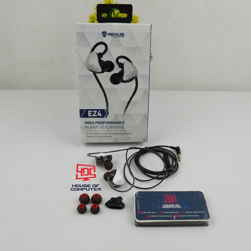 Jual EARPHONE GAMING REXUS EZ4 WITH MIC | Shopee Indonesia