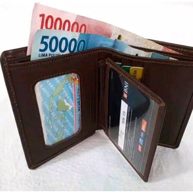 Jual Dompet Pria model berdiri asli Garut | Shopee Indonesia
