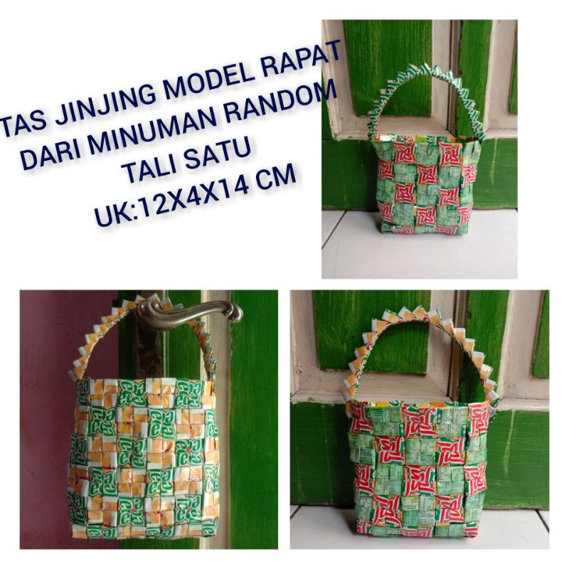 Jual TAS IMUT DARI BUNGKUS MINUMAN/RANDOM UK:12X4X14 CM MODEL RAPET ...
