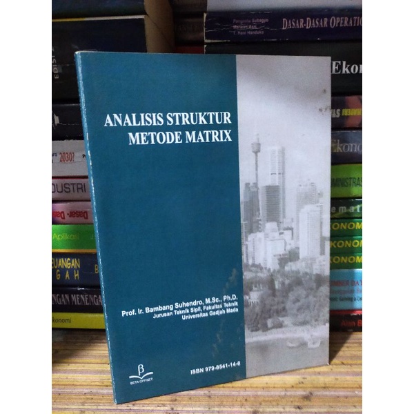 Jual Analisis Struktur Metode Matrik by Prof Bambang Suhendro | Shopee ...