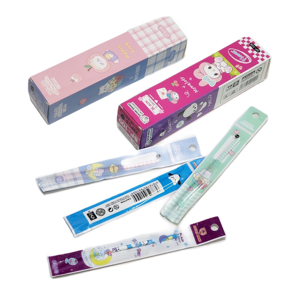 Jual 1 Box / 20 pcs Refill Gel Pen / Ballpen / Pulpen Fancy Series 0 ...