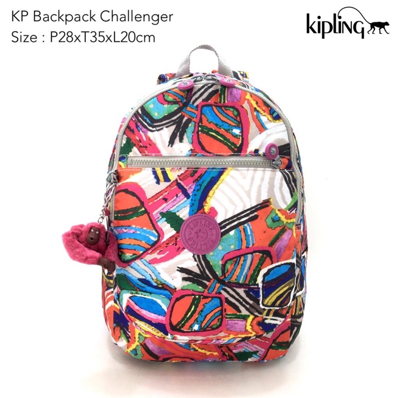 Jual Kipling Backpack Challenger | Shopee Indonesia