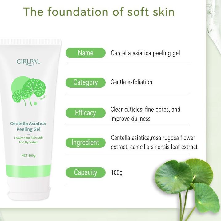 Jual Pasti Bisaa--[BPOM] GIRLPAL Centella Asiatica Peeling Gel 100g Wajah Body Exfoliating ...