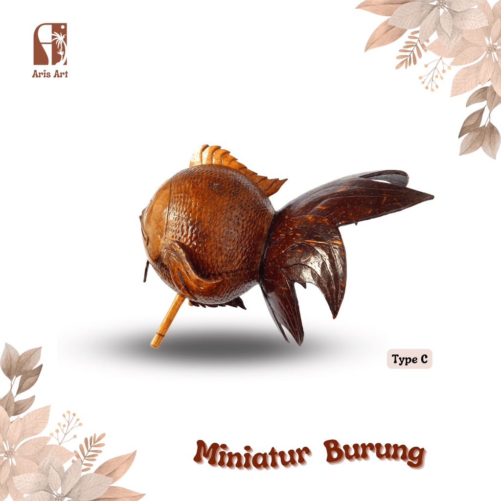 Jual Miniatur Burung Type C by Aris Art | Home Decoration | Coconut ...