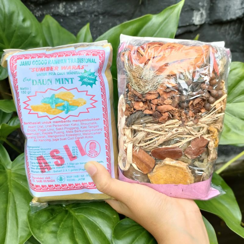 Jual JAMU GODOG ASAMURAT ENCOK REUMATIK PEGEL LINU DAUN MINT | Shopee ...