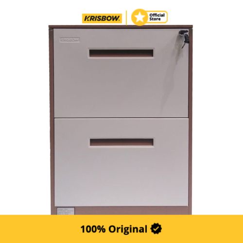 Jual Krisbow File Cabinet Laci Kantor 2 Tingkat - Cokelat/Krem | Shopee ...