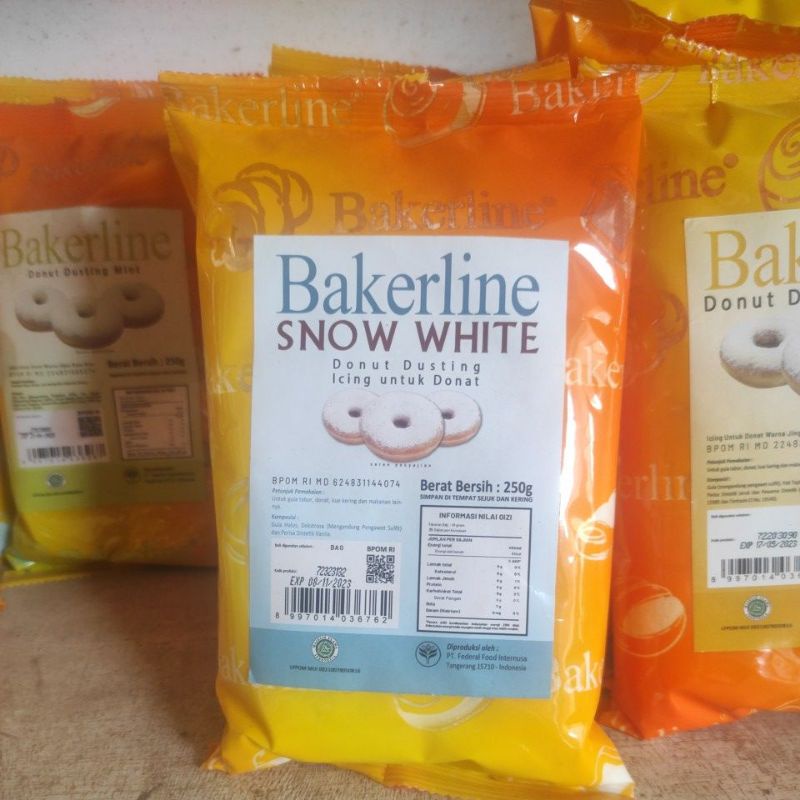 Jual Gula Donat Warna Bakerline - Elmer Dusting Donat 250 Gram | Shopee ...