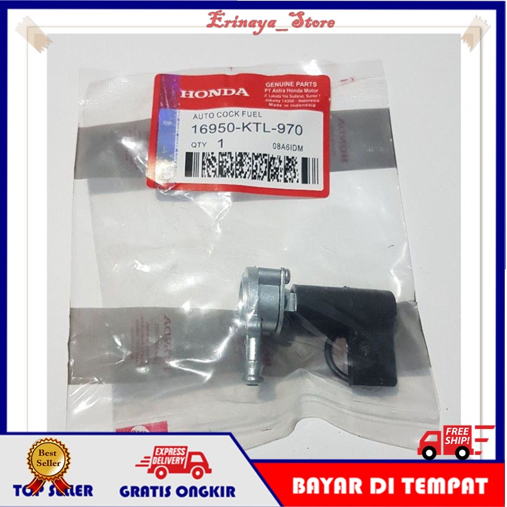 Jual ORIGINAL AHM Keran Bensin Kran Membran Otomatis Motor Honda Supra X Fit New Revo 100 Blade ...