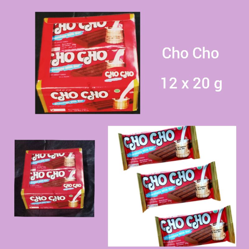 Jual Cho Cho Chocolate Milk Bar 12x20 g | Shopee Indonesia