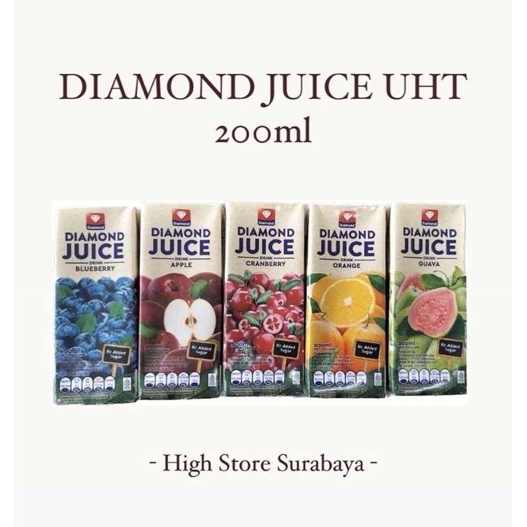 Jual NEW DIAMOND JUICE UHT 200ML | Shopee Indonesia