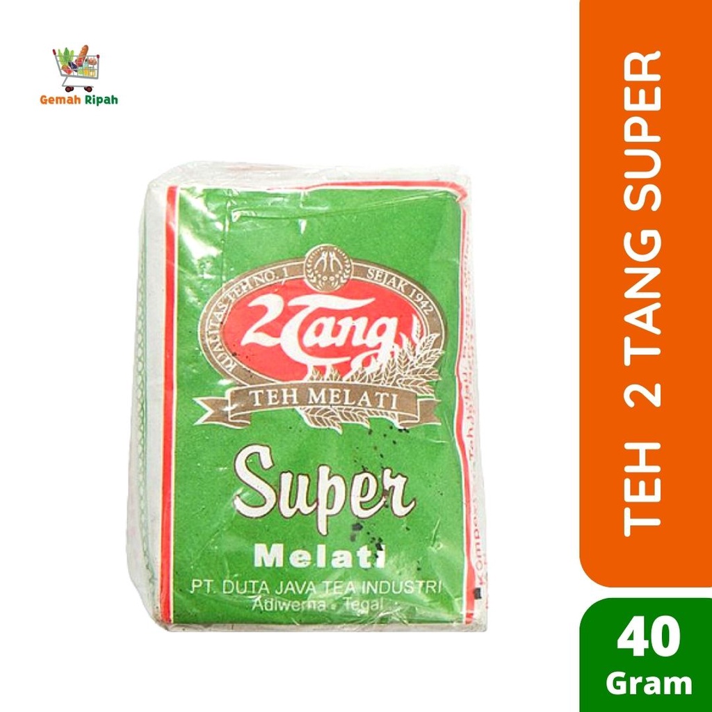 Jual Teh 2 tang Super Melati 40 gram | Shopee Indonesia