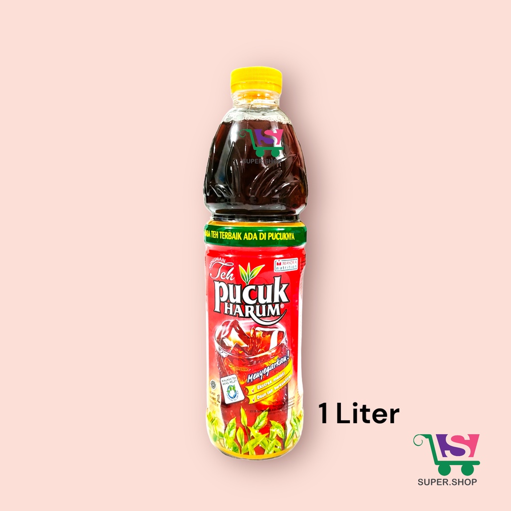 Jual Teh Pucuk Harum Minuman Botol 1 Liter + 360 ML = 1360 ML | Shopee ...