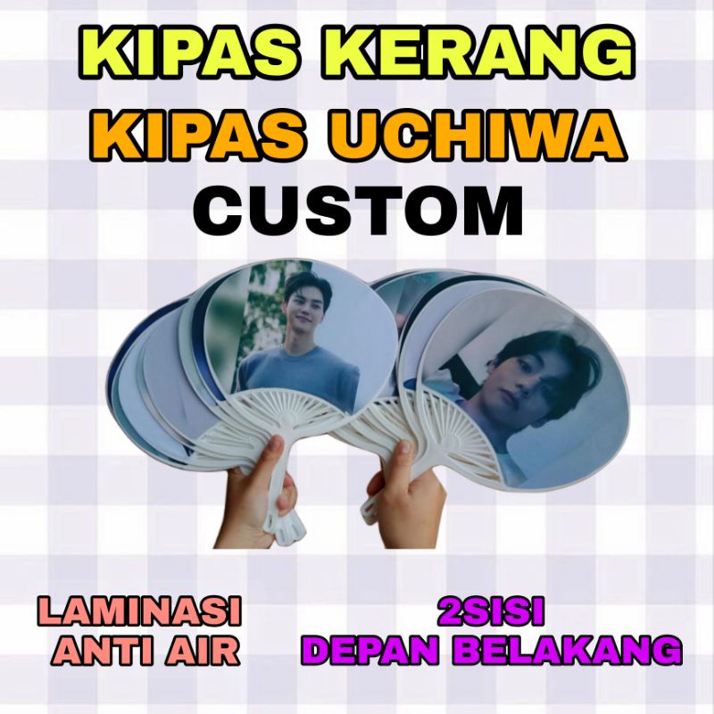 Jual KIPAS KERANG CUSTOM / KIPAS JEPANG CUSTOM / KISPAS UCHIWA CUSTOM ...