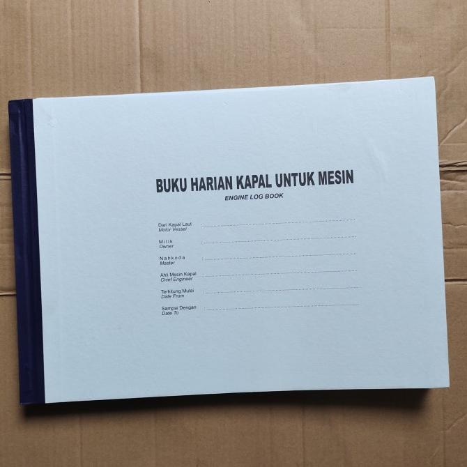 Jual Engine Log Book ( Tanker ) Buku Harian Kapal Untuk Mesin ( Tanker ...