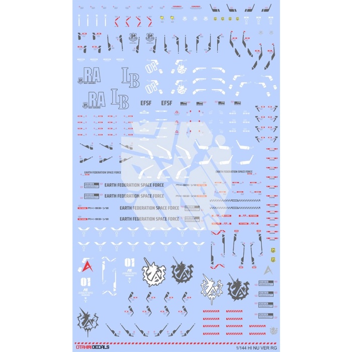 Jual Open DS] HI NU VER RG PRE CUT DECAL GUNDAM | Shopee Indonesia