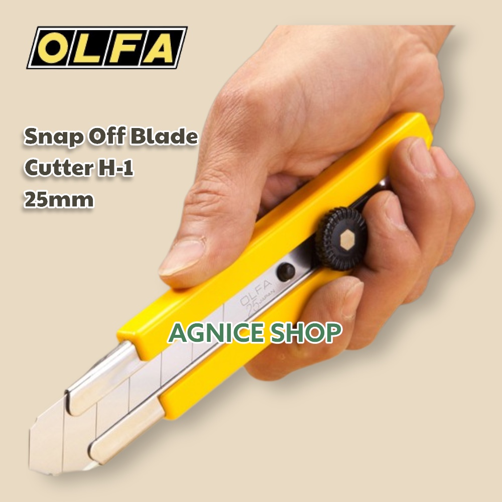 Jual Olfa Cutter H-1 25 mm Snap-Off Blade | Shopee Indonesia