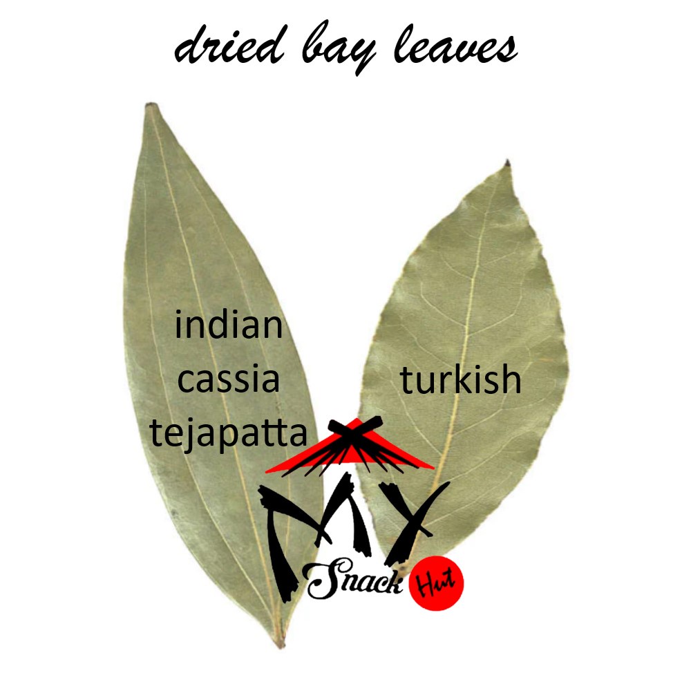Jual BAY LEAVES DRIED HERBS DRY DAUN SALAM TURKI INDIA TEJ PATTA CASSIA ...