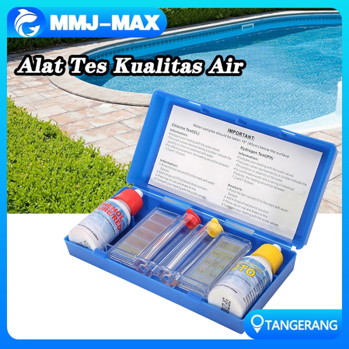 Jual Alat Lab Kit Uji Ph Air/Water Ph Test Kit/Kit Tes Ph Kolam Renang ...