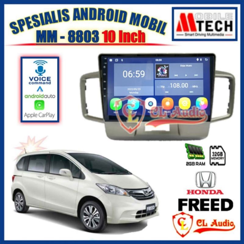 Jual Head Unit Android Mtech 10 Inch OEM Honda Freed Carplay | Shopee ...