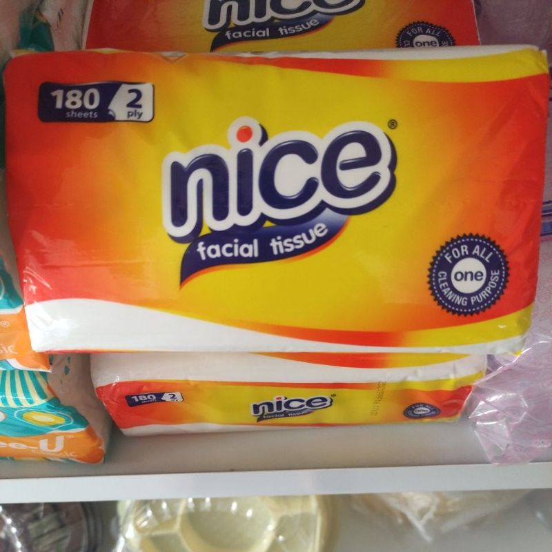 Jual TISSUE TISSU NICE 180 SHEETS ISI 3 PCS | Shopee Indonesia
