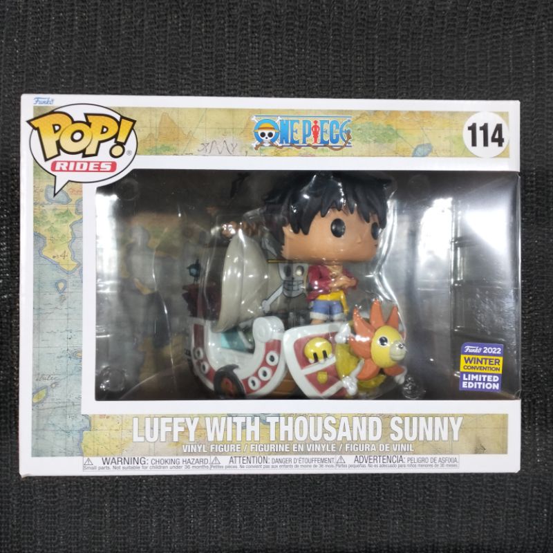 Jual Funko Pop! RIDES: ONE PIECE: LUFFY WITH THOUSAND SUNNY #114 (2022 ...