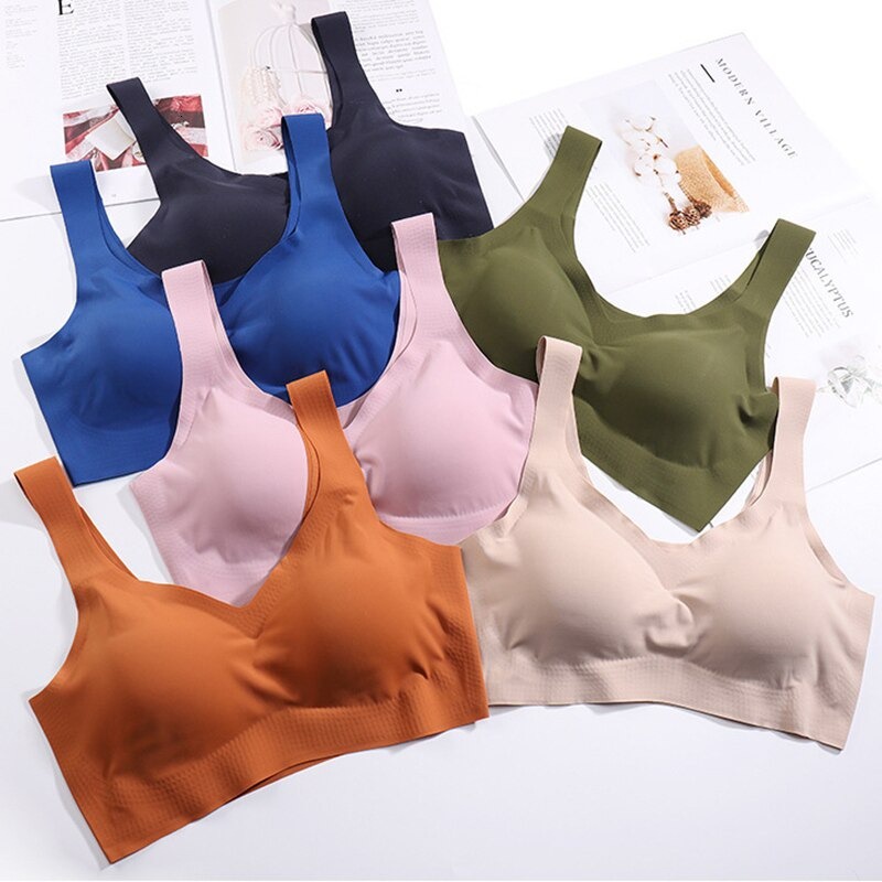 Jual Bra Busa Tanpa Kawat Bahan Halus Pakaian Dalam Wanita Elastis Push ...