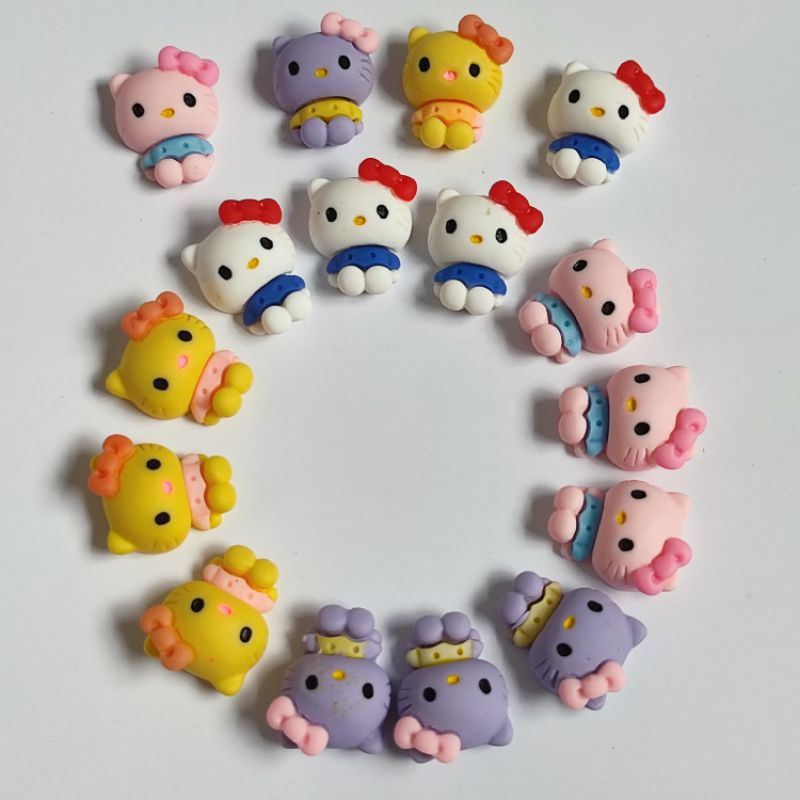 Jual Resin Clay Hello Kitty mini size 15mm (3pcs) | Shopee Indonesia