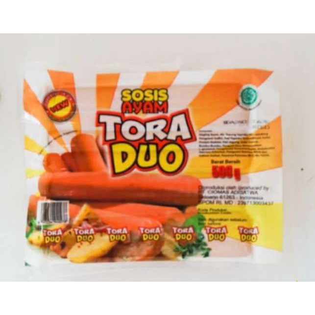 Jual SOSIS AYAM TORA DUO 500 GRAM | Shopee Indonesia