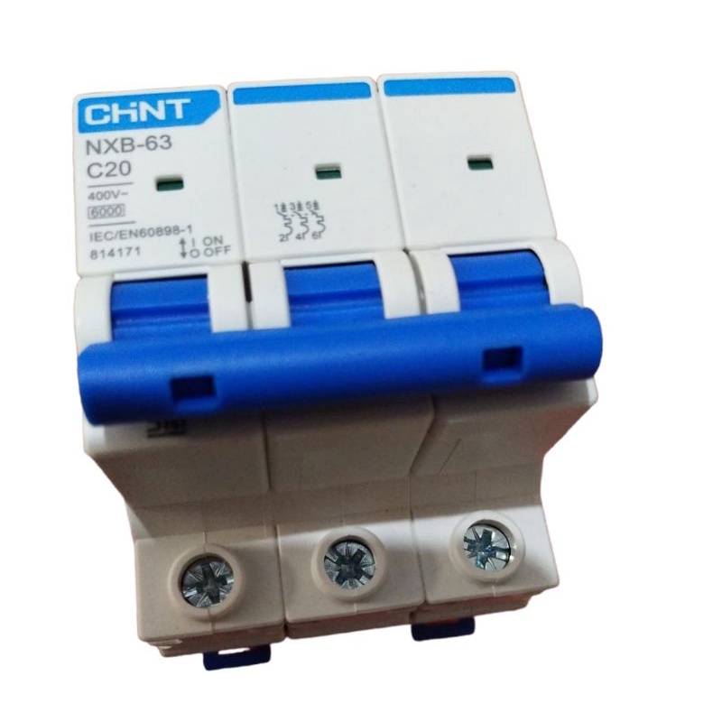 Jual MCB CHINT 3 Phase 6A - 10A - 16A - 20A - 25A - 32A - 40A (SNI - LMK) | Shopee Indonesia