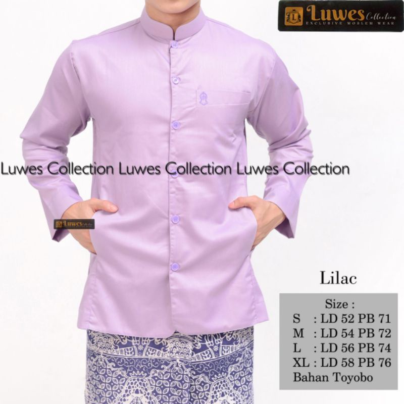 Jual Koko luwes ammu semi jas trompah warna lilac Guz Azmi Syubanul ...