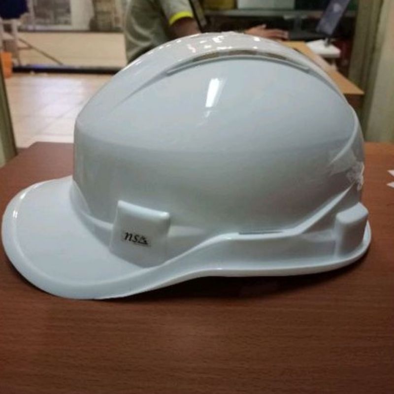 Jual Helm Safety NSA Vented Facetrack Tali Dagu / Safety Helmet Proyek ...
