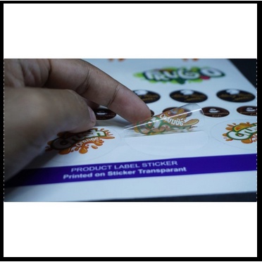 Jual Cetak Print Stiker Transparan A4 Custom | Shopee Indonesia