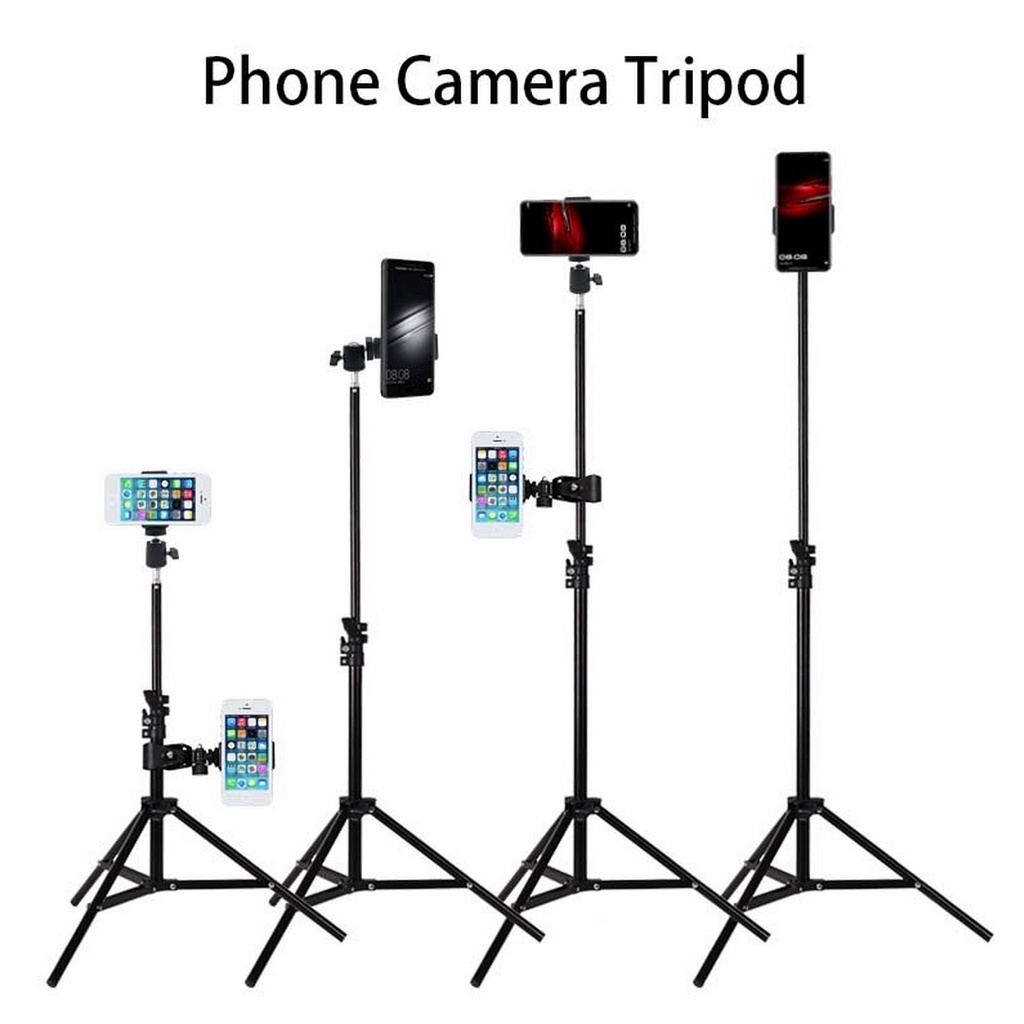 Jual Tripod 2 Meter Multifungsi Studio Selfie Rekaman Youtuber Shooting ...